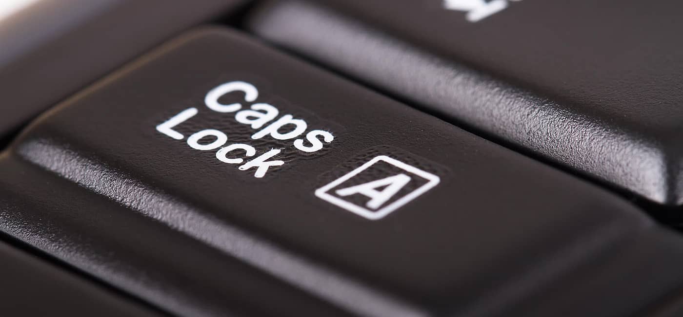 International Caps Lock Day (October 22nd) | Days Of The Year