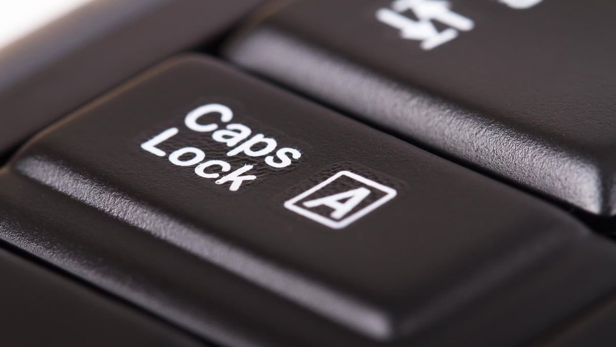 International Caps Lock Day (October 22nd) | Days Of The Year