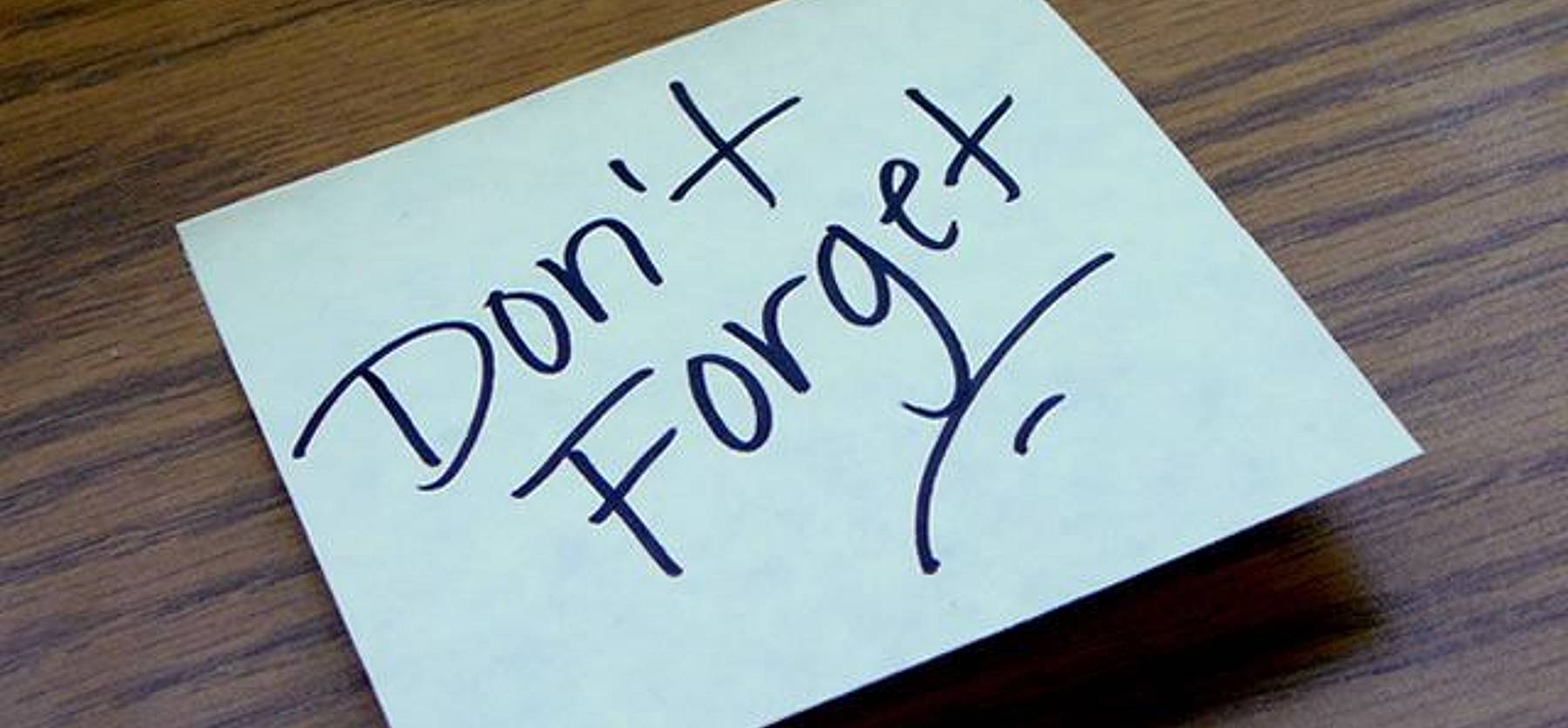 National I Forgot Day (July 2nd) | Days Of The Year