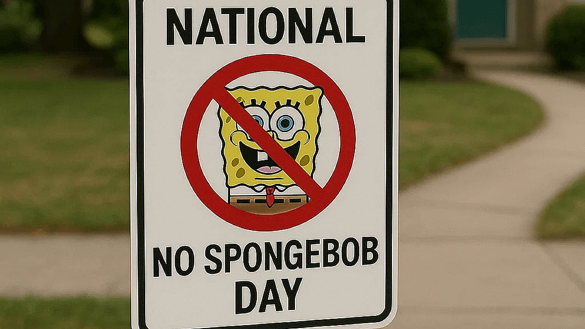 National No Sponge Bob Day (August 15th) | Days Of The Year