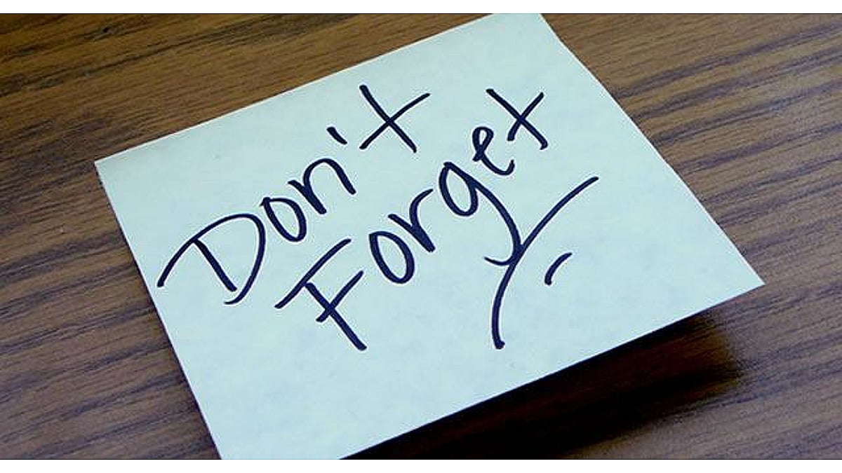 National I Forgot Day (July 2nd) | Days Of The Year